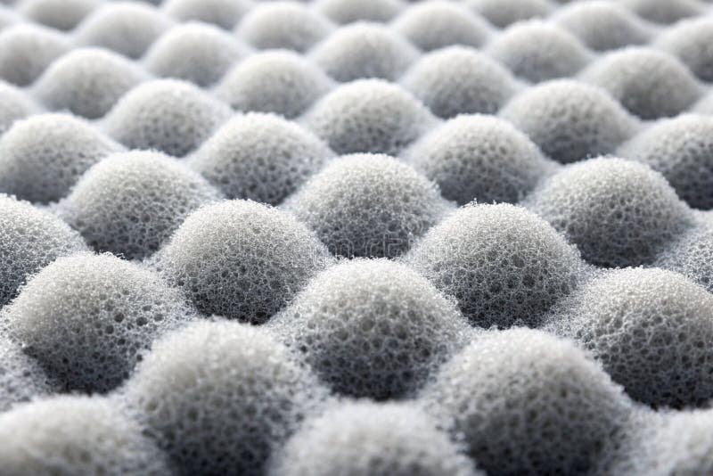 Foam Fiber Texture in Grey stock illustration. Illustration of foam ...