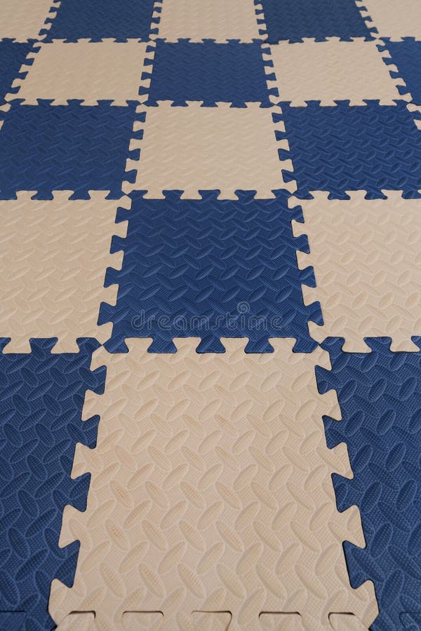 Foam Flooring Tiles or Jigsaw Mat for Baby. Background Texture Stock ...
