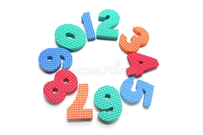 Foam Numbers Arranged in Circle Stock Photo - Image of colors, play ... Foam Numbers Arranged in Circle Stock Photo - Image of colors, play ...