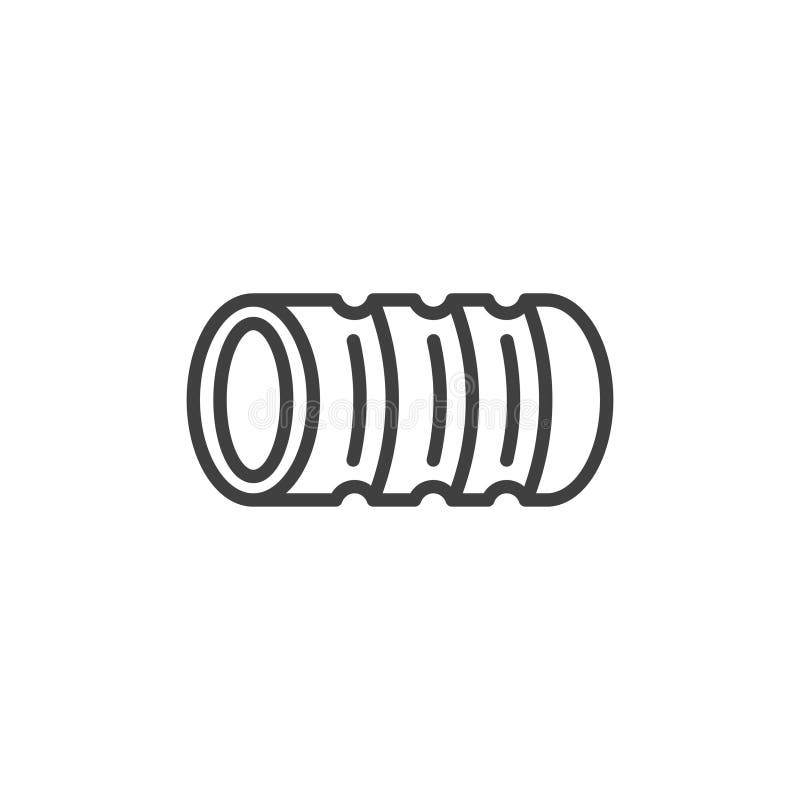 Foam Roller line icon stock vector. Illustration of roller - 318937718