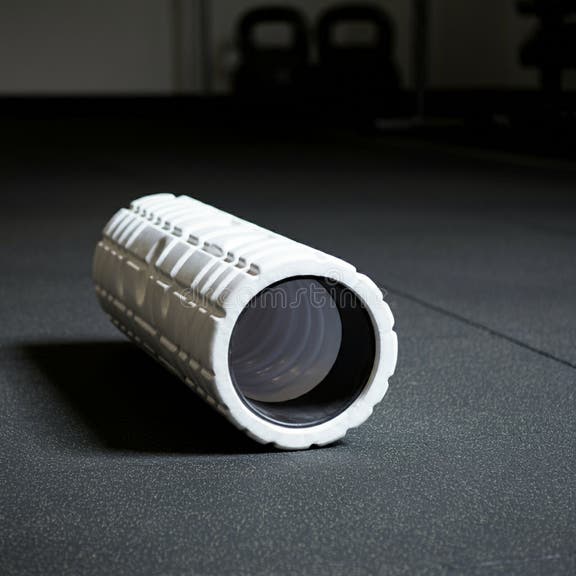 Foam Roller with a Textured Surface, Designed for Self-myofascial Release. it S Cylindrical ...
