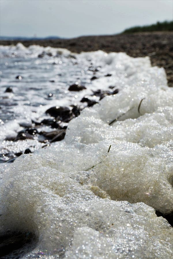 Foam stock image. Image of water, scandinavia, springtime - 92487011