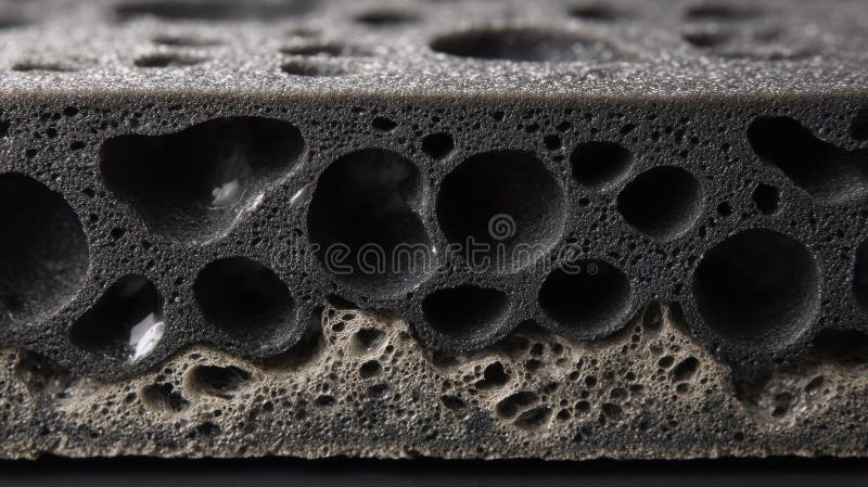 Foam Seal Conforming To Uneven Surface in Microgravity Stock Image ...