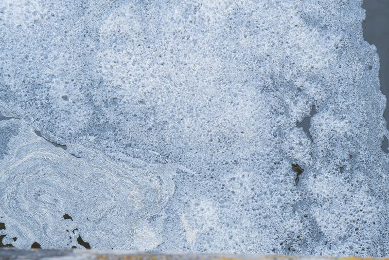 Foam on the Surface of the Water Stock Photo - Image of beauty, design ...