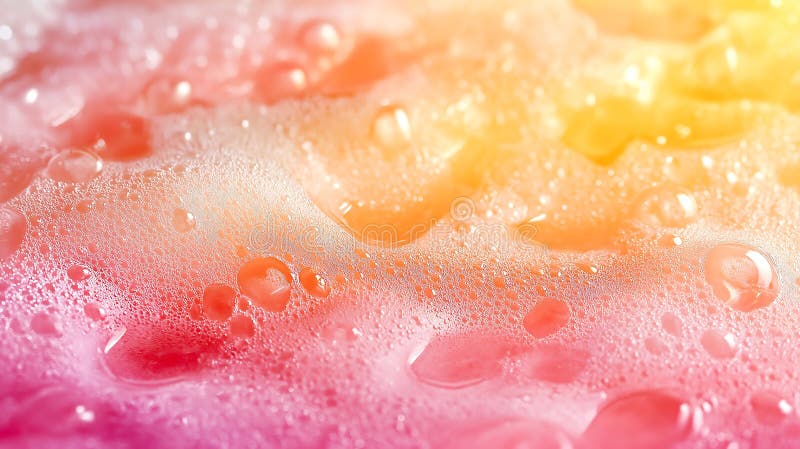 Foam Texture in Gradient Colors Creates a Vibrant Visual Experience, AI ...