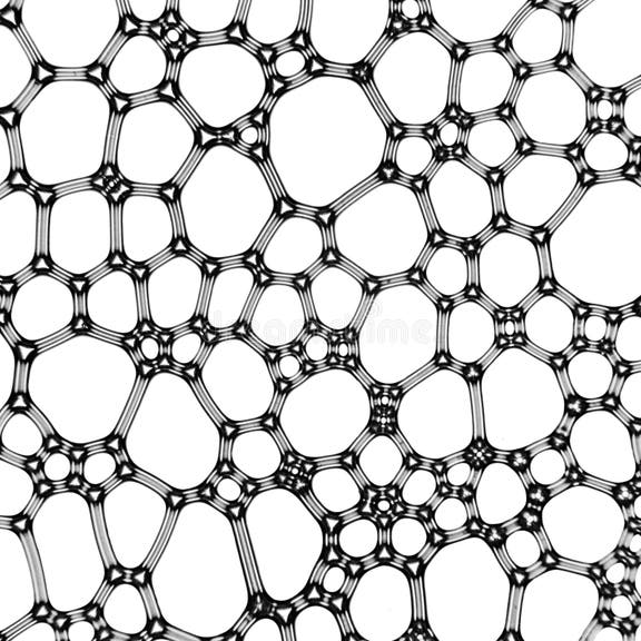 Foam under microscope stock image. Image of microscope - 19255753