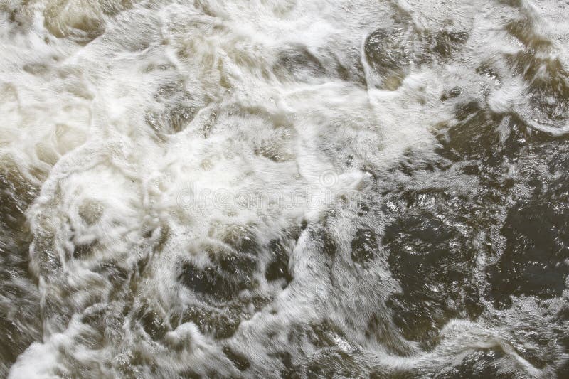 Foaming water in a river stock photo. Image of surface - 322051974