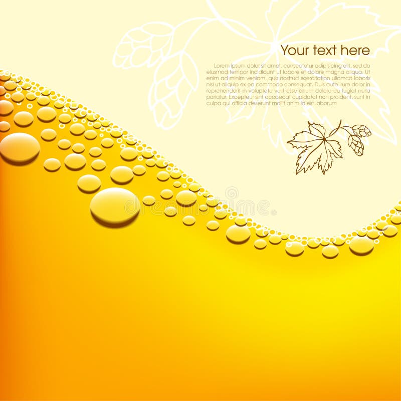Beer Vector Illustration. Background. Stock Vector - Illustration of ...