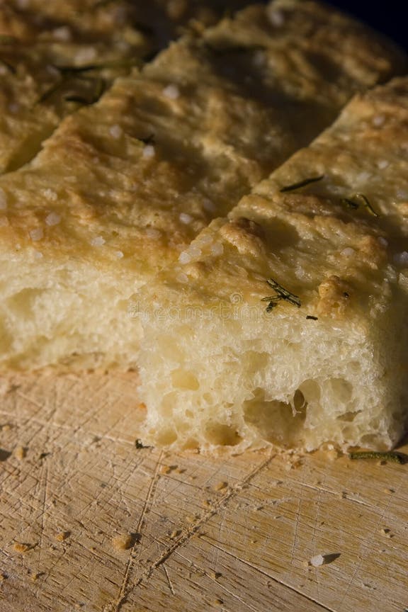 Focaccia Bread stock photo. Image of salt, fresh, focaccia - 3005250