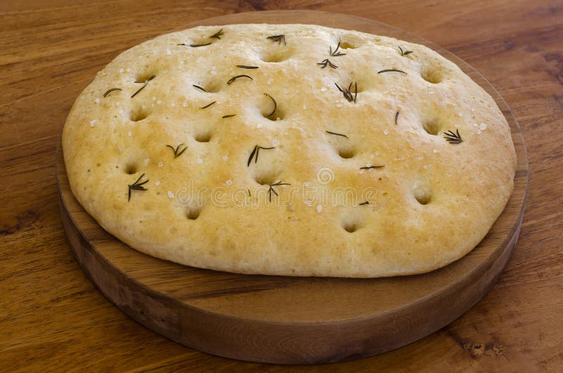 Focaccia Bread stock image. Image of bread, breadboard - 32879635