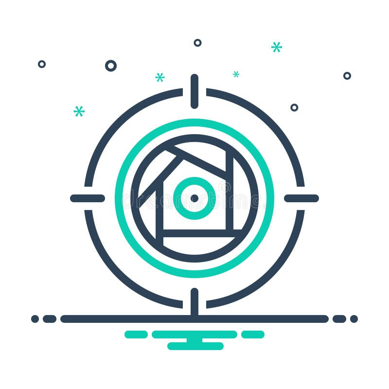 Mix Icon for Focal, Central and Pivotal Stock Vector - Illustration of ...