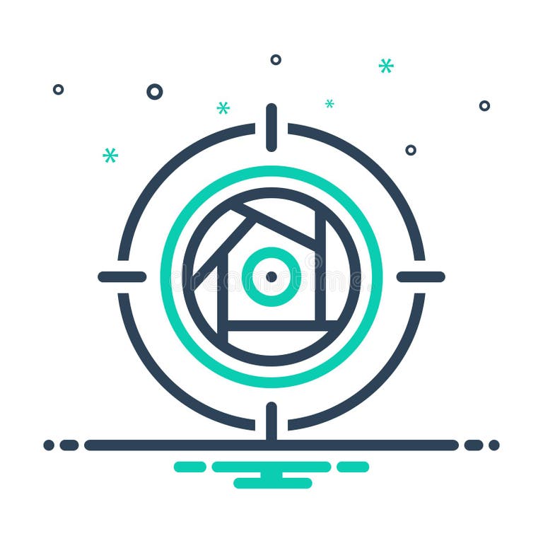 Mix Icon for Focal, Central and Pivotal Stock Vector - Illustration of ...