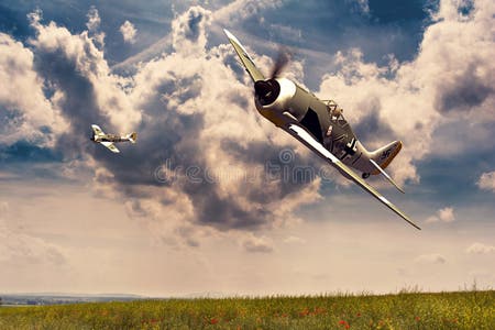Focke-Wulf 190 stock image. Image of focke, glass, clouds - 50056505