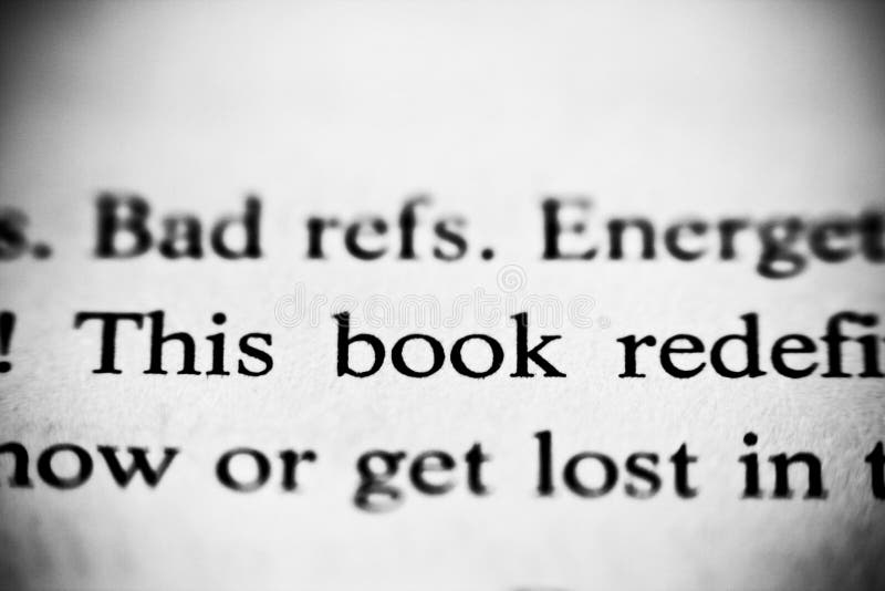 Foco en el libro foto de archivo. Imagen de palabras - 12804084