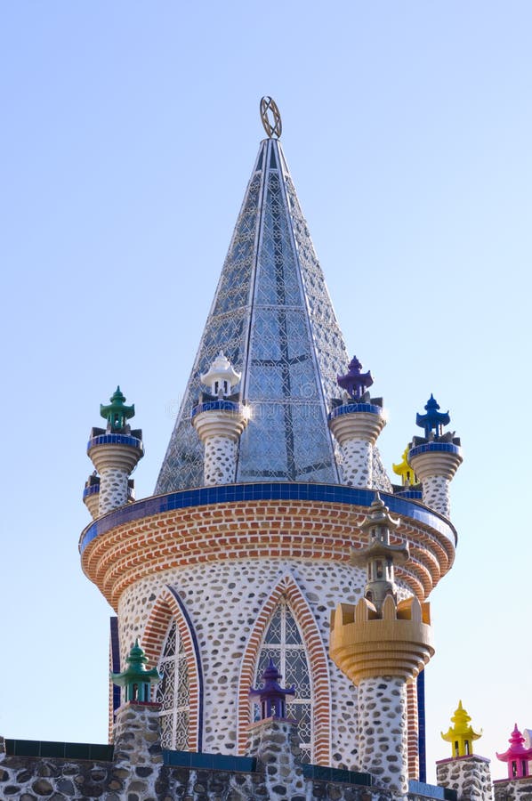 Foco Tonal Tower and Turrets Stock Photo - Image of steeple, michoacan ...