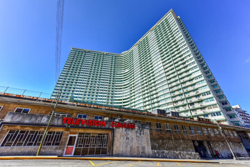 FOCSA Building - Havana, Cuba Editorial Stock Image - Image of american ...