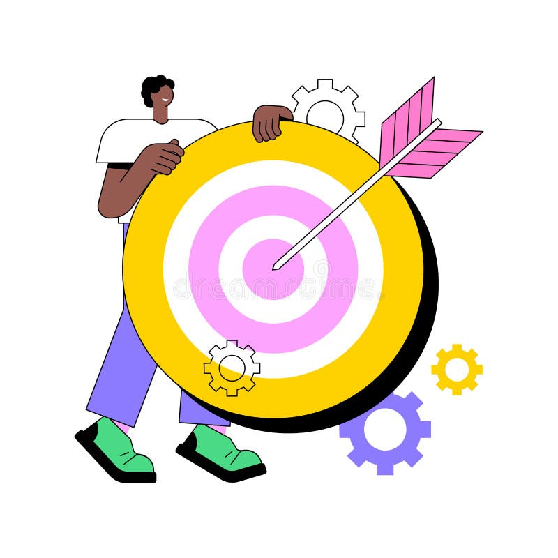 Focus Abstract Concept Vector Illustration. Stock Vector - Illustration ...