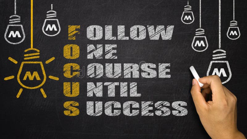 Focus Acronym Follow One Course Success Stock Photos - Free & Royalty ...