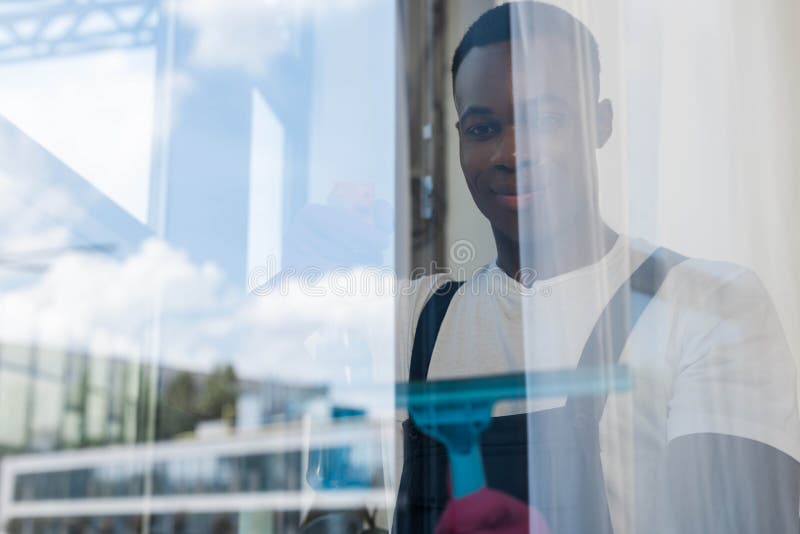 248 African American Cleaning Window Stock Photos - Free & Royalty-Free ...