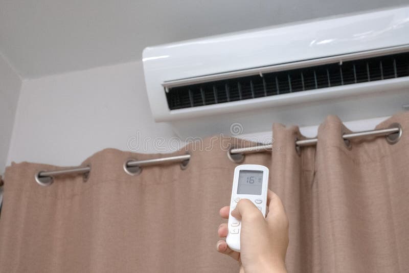 Focus Aheadair Condition Control By Using Remote Control And Turn On The Air Conditioner At 25