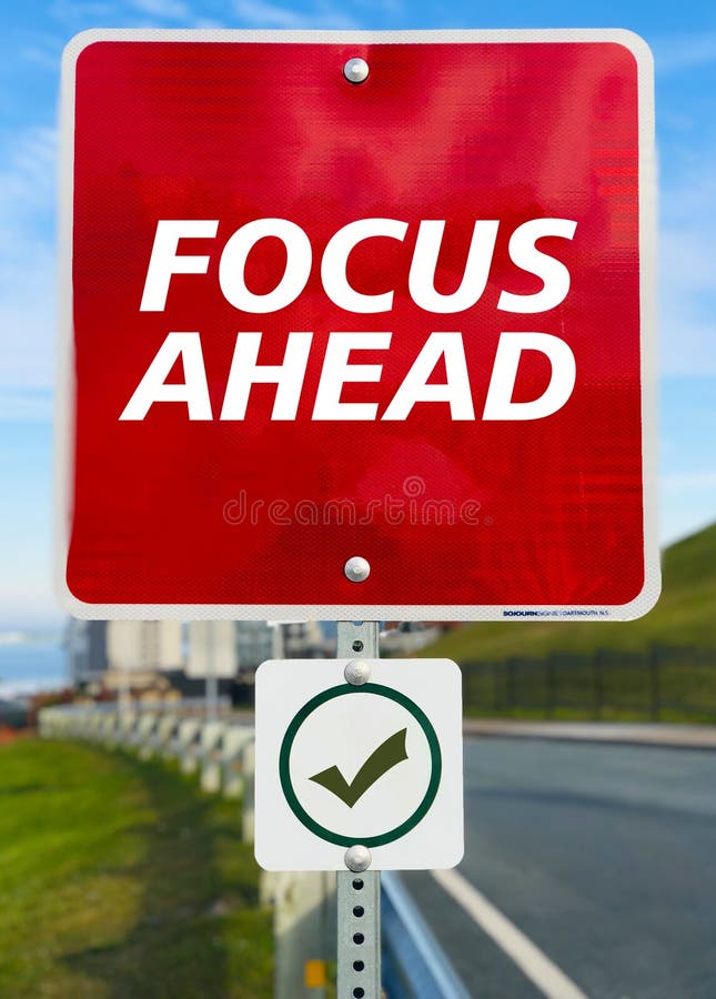 Focus Ahead. stock image. Image of check, foremost, clouds - 189957807