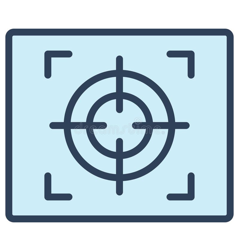 Focus, Key Isolated Vector Icon That Can Be Very Easily Edit Or ...