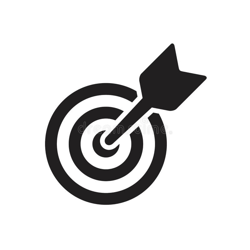 Focus Arrow Icon Template Black Color . Focus Arrow Icon Symbol Flat ...