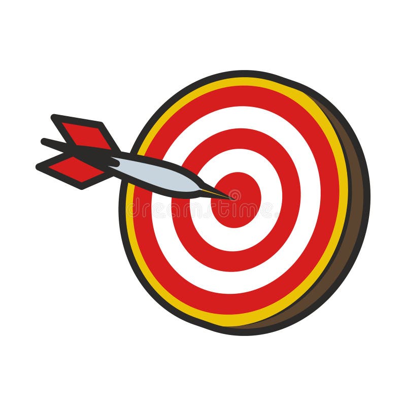 Focus on Business Target. Business Icon Illustration Stock Vector ...
