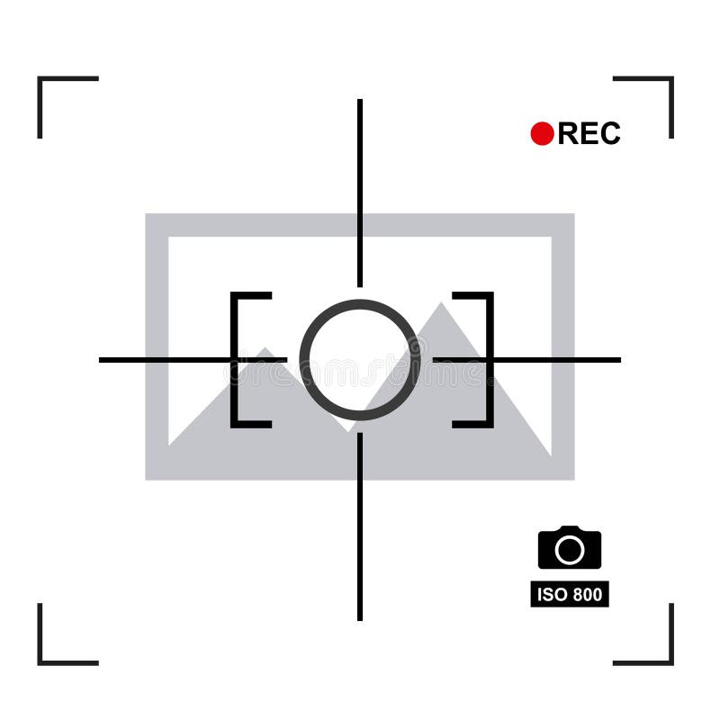 Focus Camera Logo Design Concept Template Stock Vector - Illustration ...