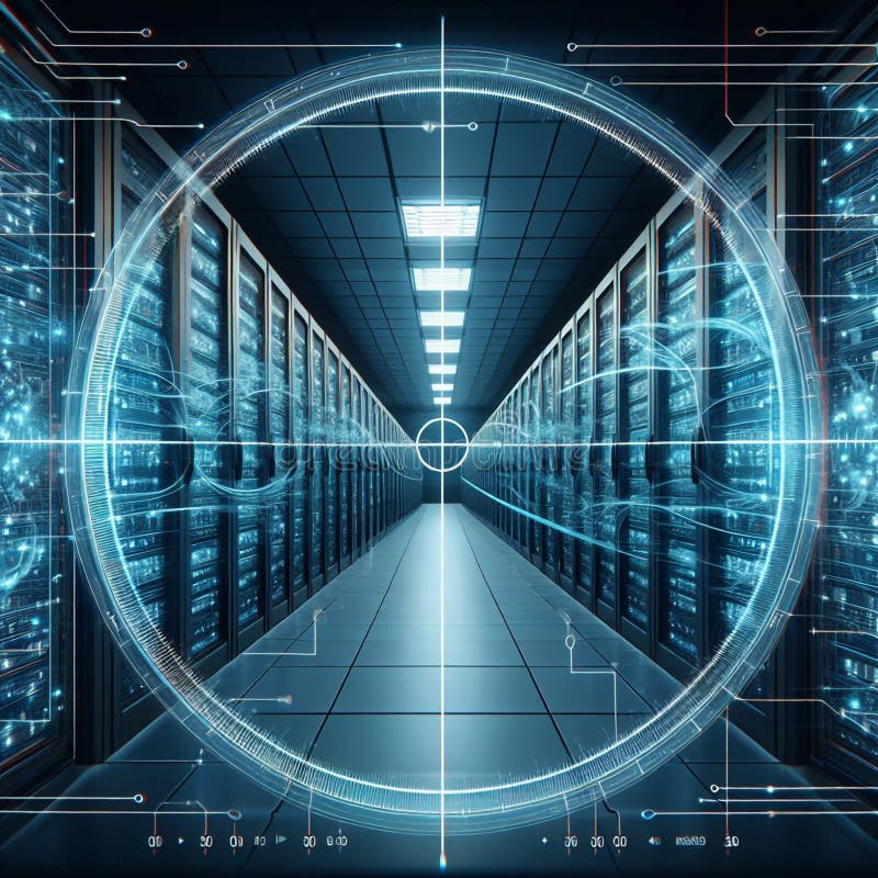 Focus on Capturing the Data Centers Corridor with Clarity while Subtly ...