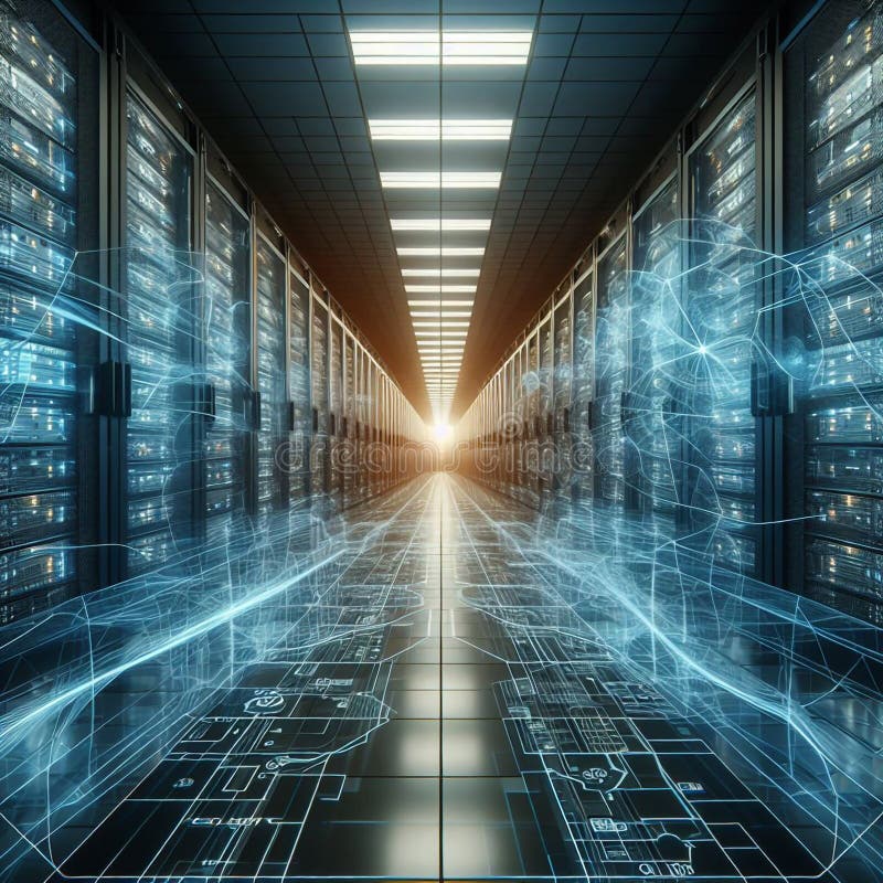 Focus on Capturing the Data Centers Corridor with Clarity while Subtly ...