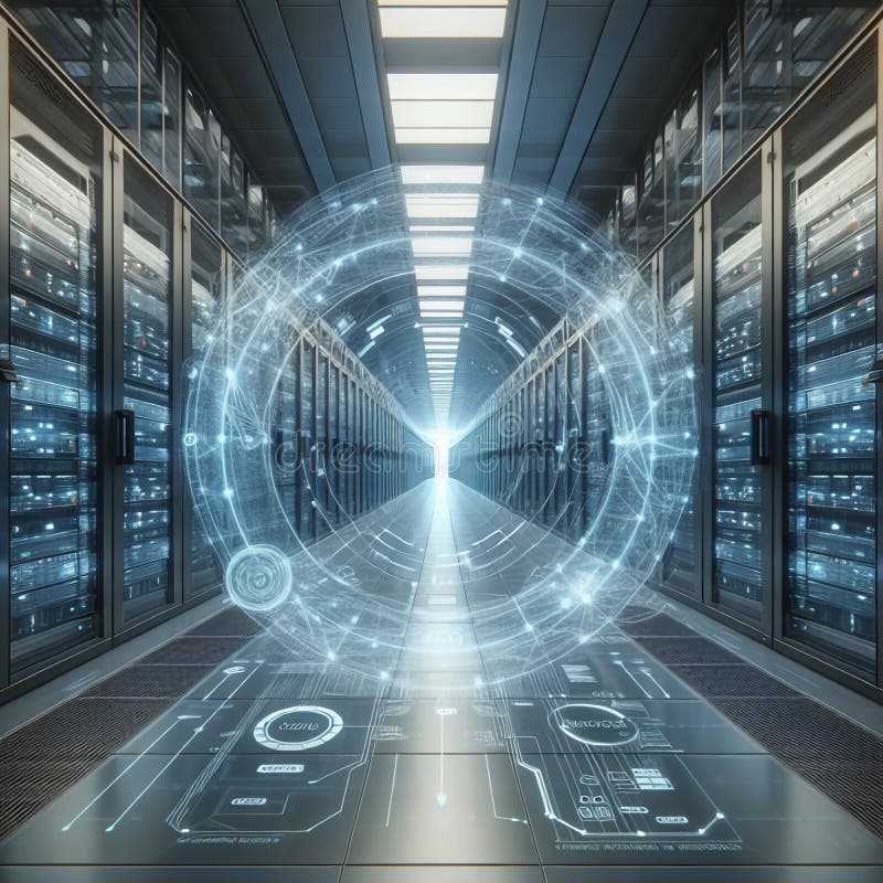 Focus on Capturing the Data Centers Corridor with Clarity while Subtly ...