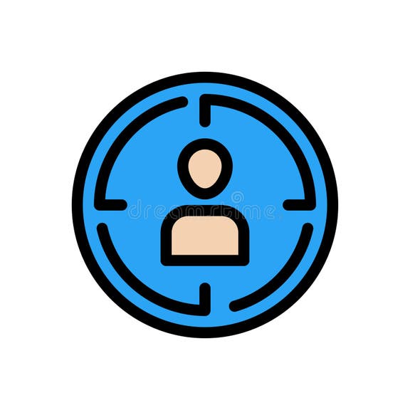 Focus client stock vector. Illustration of glass, user - 217148492