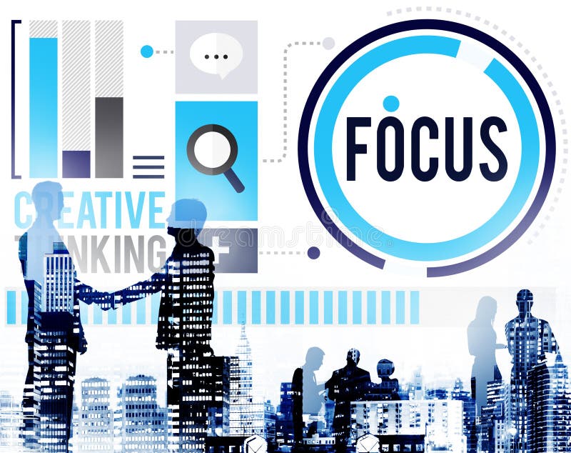 Focus Concentrate Definition Target Point Concept Stock Image - Image ...