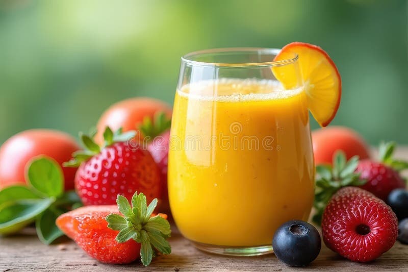 Focus & Concentration Boosting Smoothie Stock Illustration ...