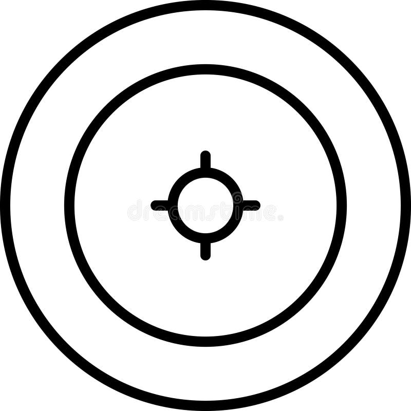 Focus, Concentration Icons Collection. Goal, Target Line Icon Set Stock ...