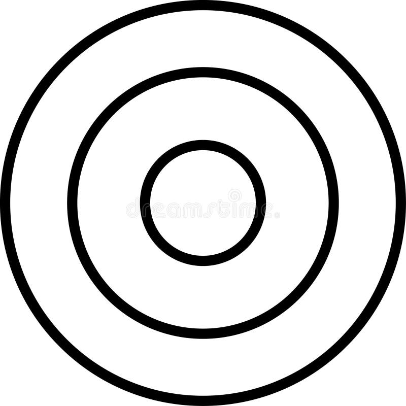 Focus, Concentration Icons Collection. Goal, Target Line Icon Set Stock ...