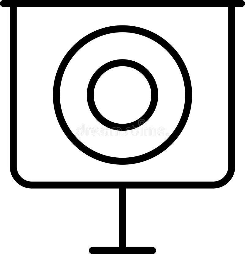 Focus, Concentration Icons Collection. Goal, Target Line Icon Set Stock ...