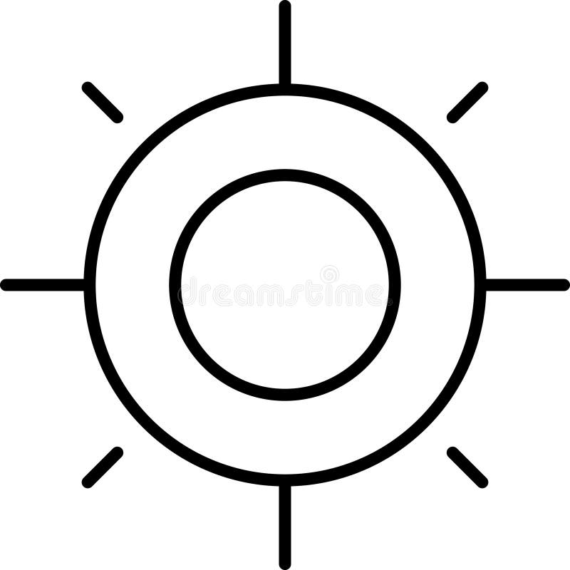 Focus, Concentration Icons Collection. Goal, Target Outline Linear Icon ...