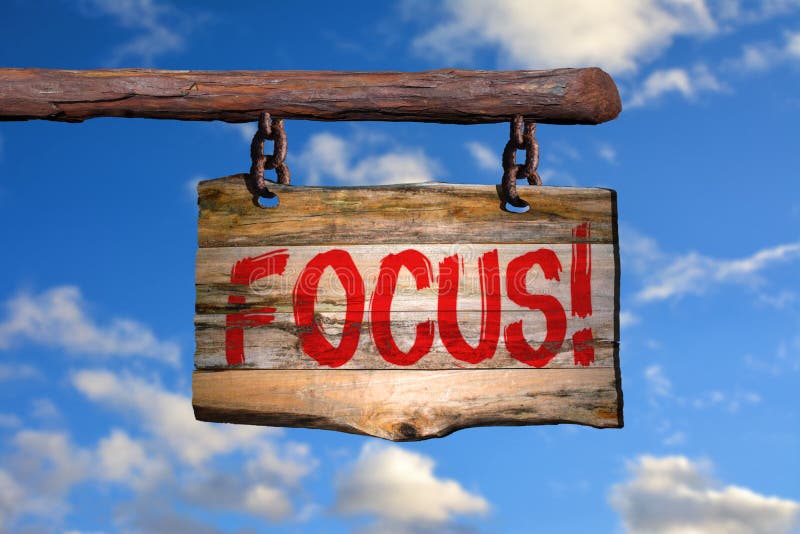 Focus concept stock illustration. Illustration of type - 15634769