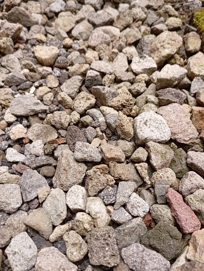 Focus on crashed rocks stock image. Image of bedrock - 268339105