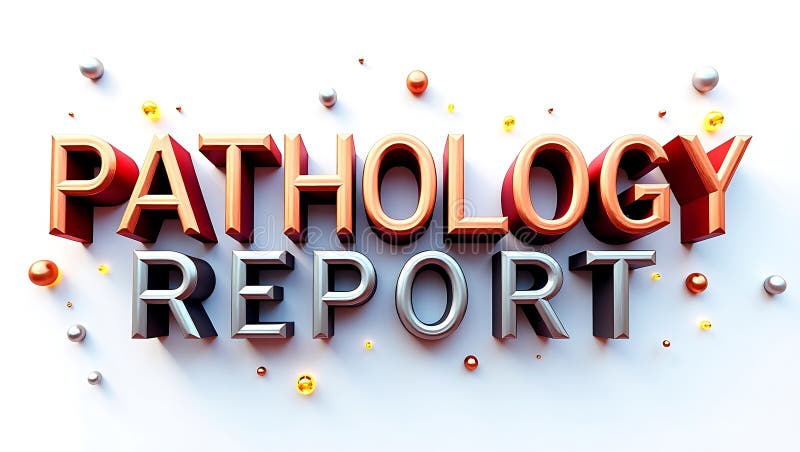 Pathology Report Showcasing Detailed Analysis of Tissue Samples and ...