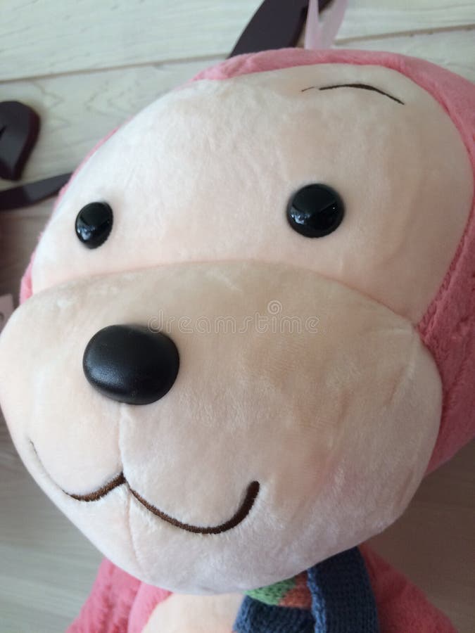 Focus face of cute doll stock image. Image of play, focus - 86598907