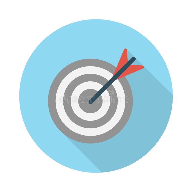 Focus flat vector icon stock vector. Illustration of market - 157471752