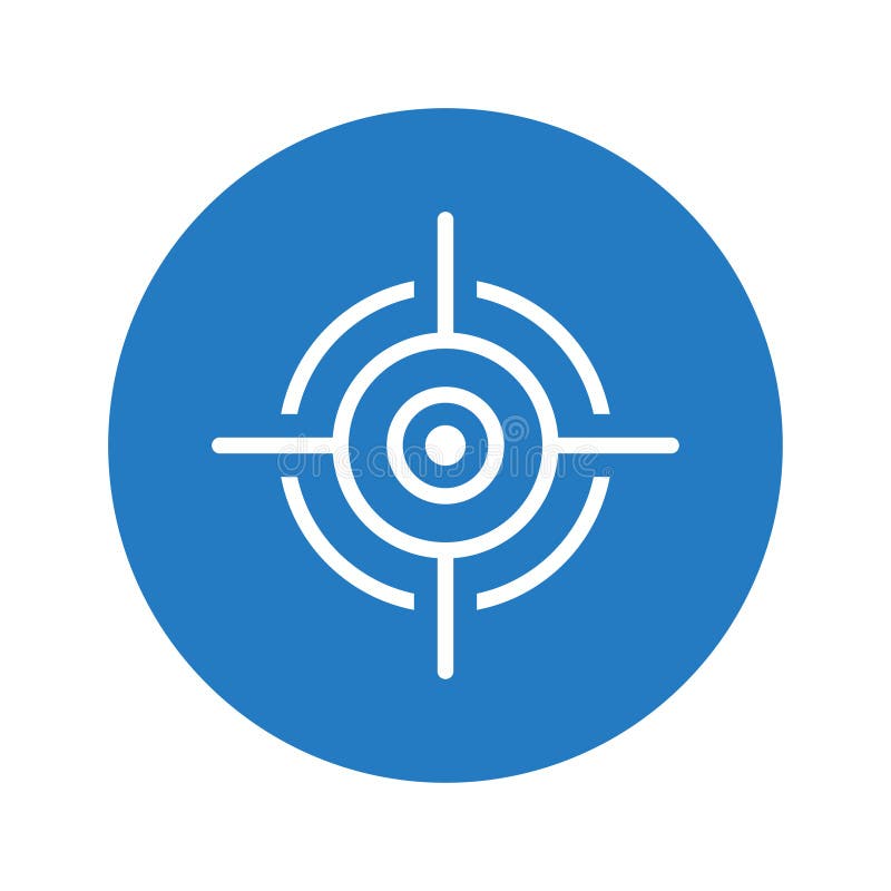 Focus, Goal, Objective Icon Stock Illustration - Illustration of circle ...