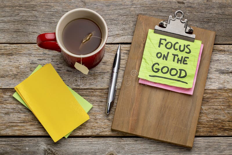 Focus on the good reminder stock image. Image of reminder - 69521281