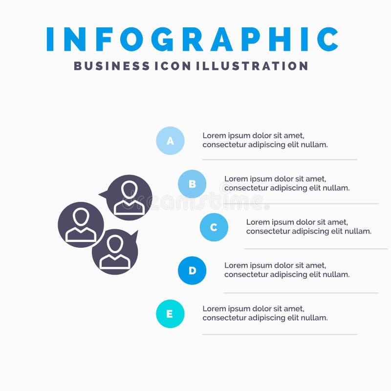 Focus Group, Business, Focus, Group, Modern Solid Icon Infographics 5 ...