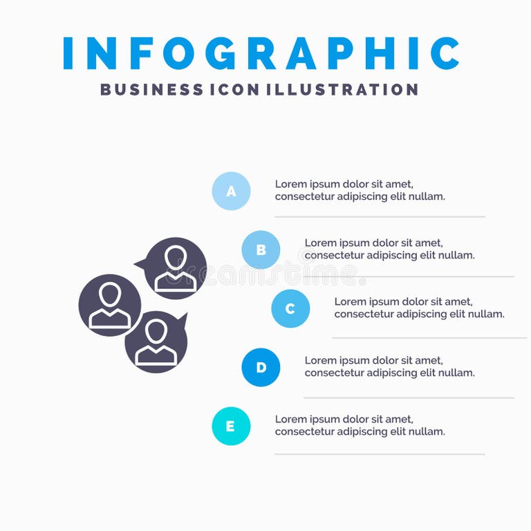 Focus Group, Business, Focus, Group, Modern Solid Icon Infographics 5 ...