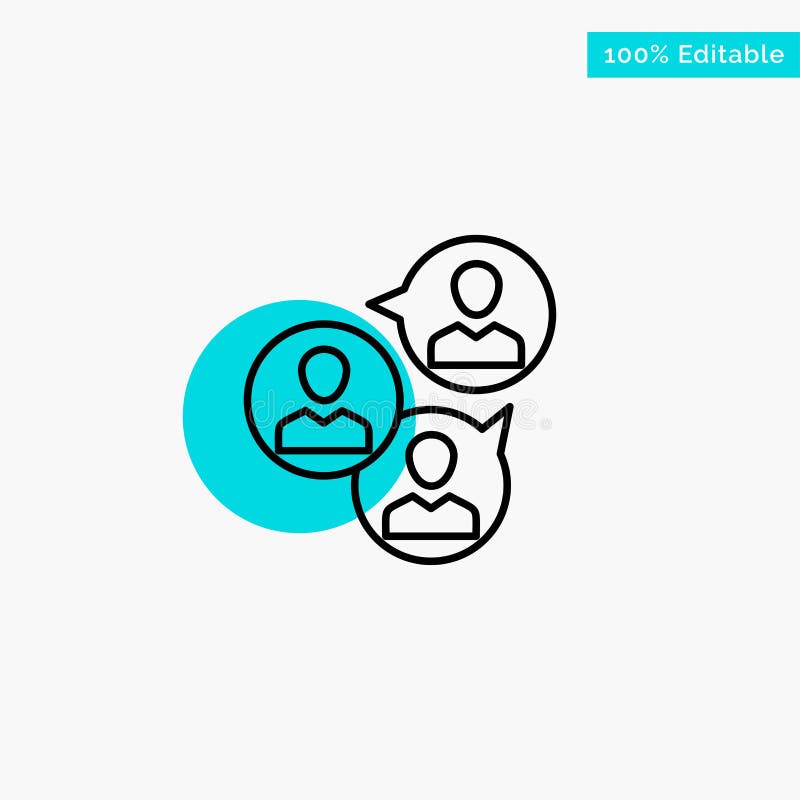 Focus Group, Business, Focus, Group, Modern Turquoise Highlight Circle ...