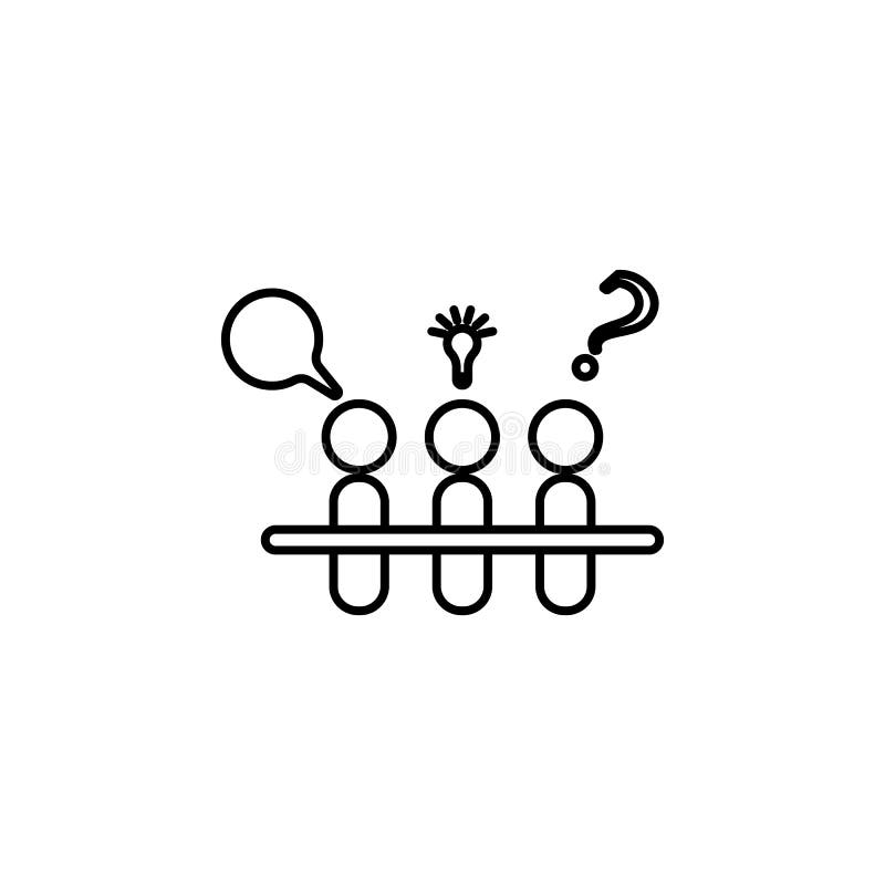 Focus Group Icon. Element of Communication Icon for Mobile Concept and ...